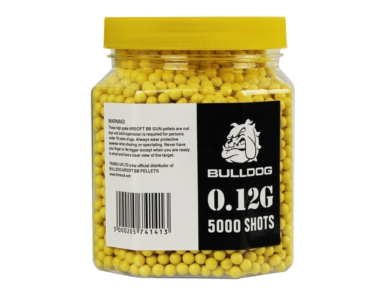 Bulldog 0.12g BB Yellow 5000 - Just BB Guns