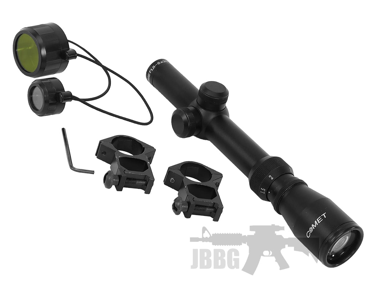 Comet 1.5-5X20 CH Reticle Rifle Scope - Just BB Guns