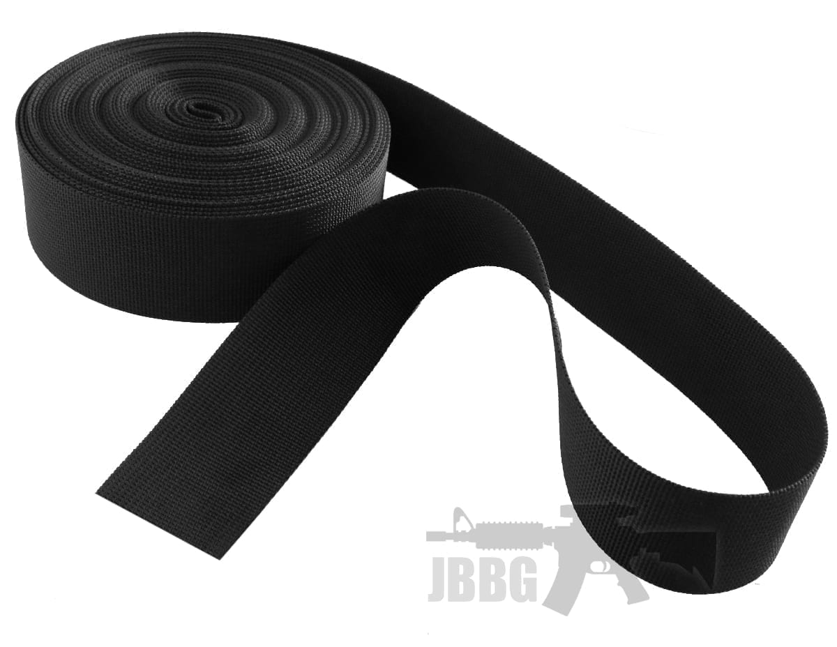 Heavy Webbing Strap Black - Just BB Guns