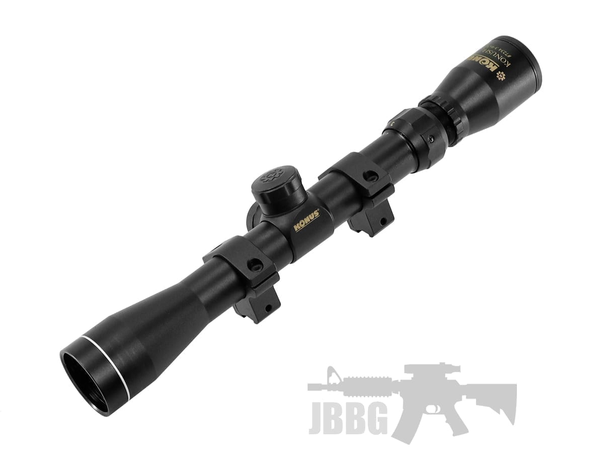 Konus 3-9x32 Zoom Rifle Scope with Mounts - Just BB Guns