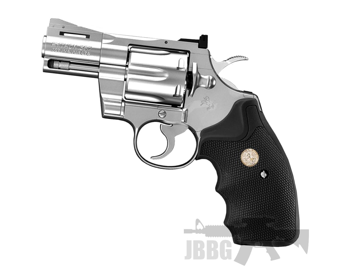 Marui 2.5 Inch Python Revolver Silver - Just BB Guns