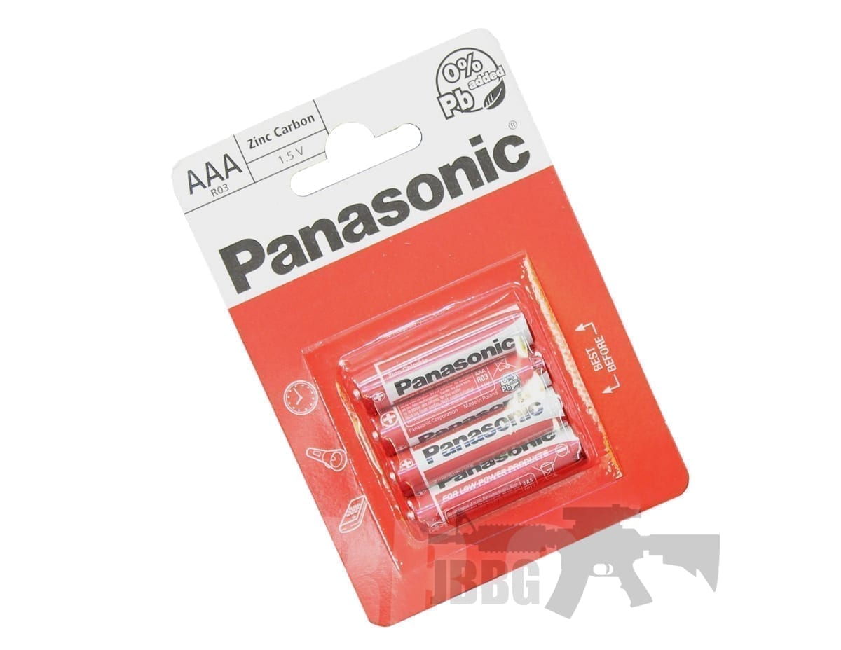 Panasonic R03 AAA Batteries - Just BB Guns