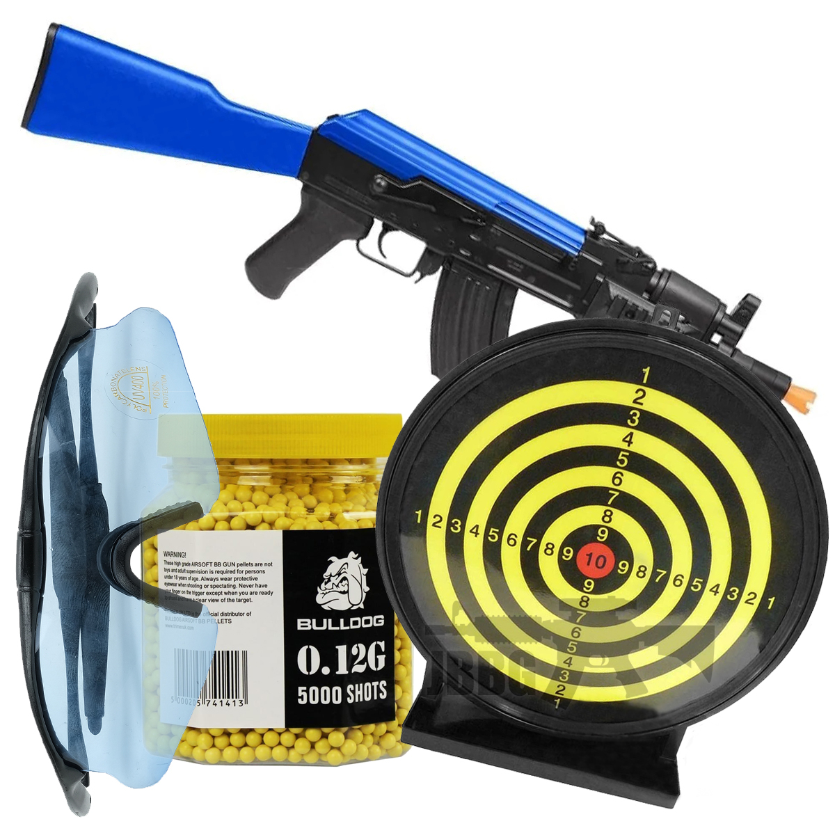 Bundle Offer Red Jacket AKU Airsoft Gun Set - Just BB Guns