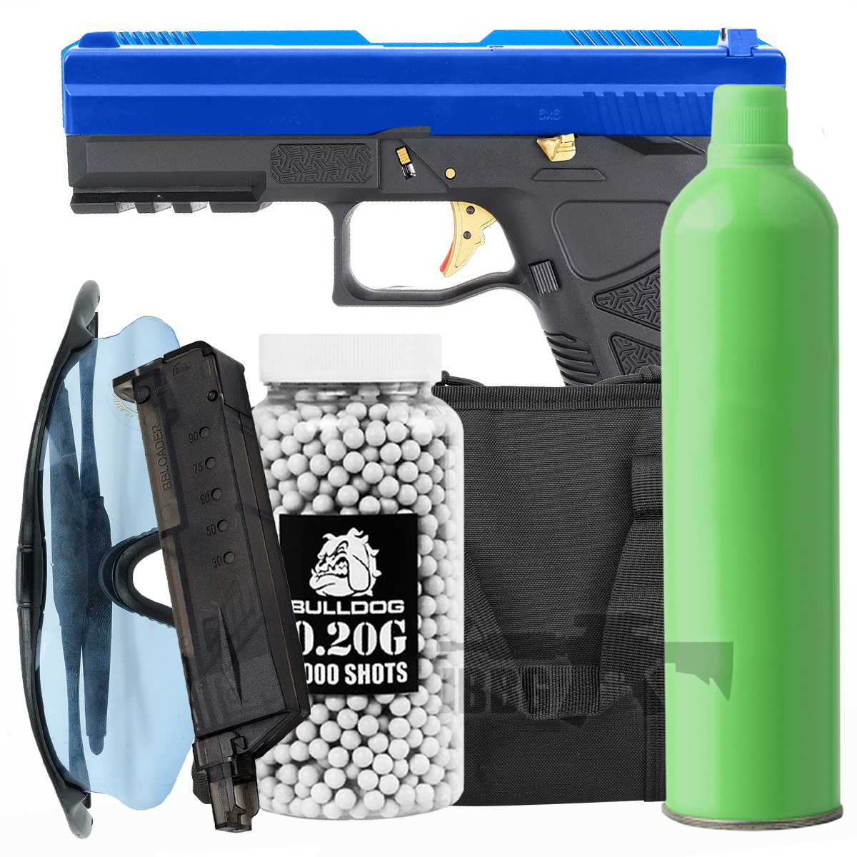 Bundle Offer HG182 AG17 Scorpion Gas Airsoft pistol - Just BB Guns