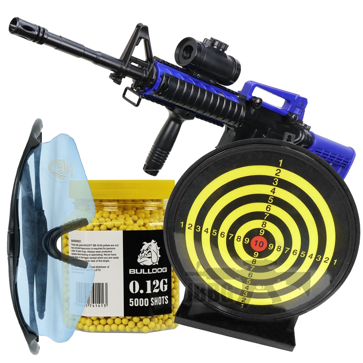 Bundle Offer M83A1 Electric Airsoft BB Gun Blue - Just BB Guns
