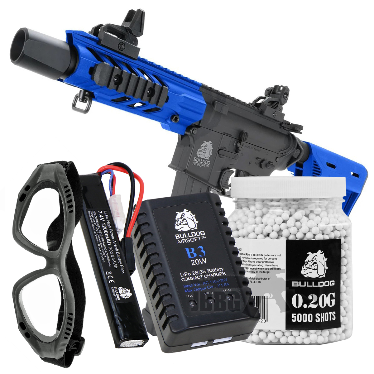 Bulldog Falcon W QD Airsoft Gun Bundle Offer - Just BB Guns