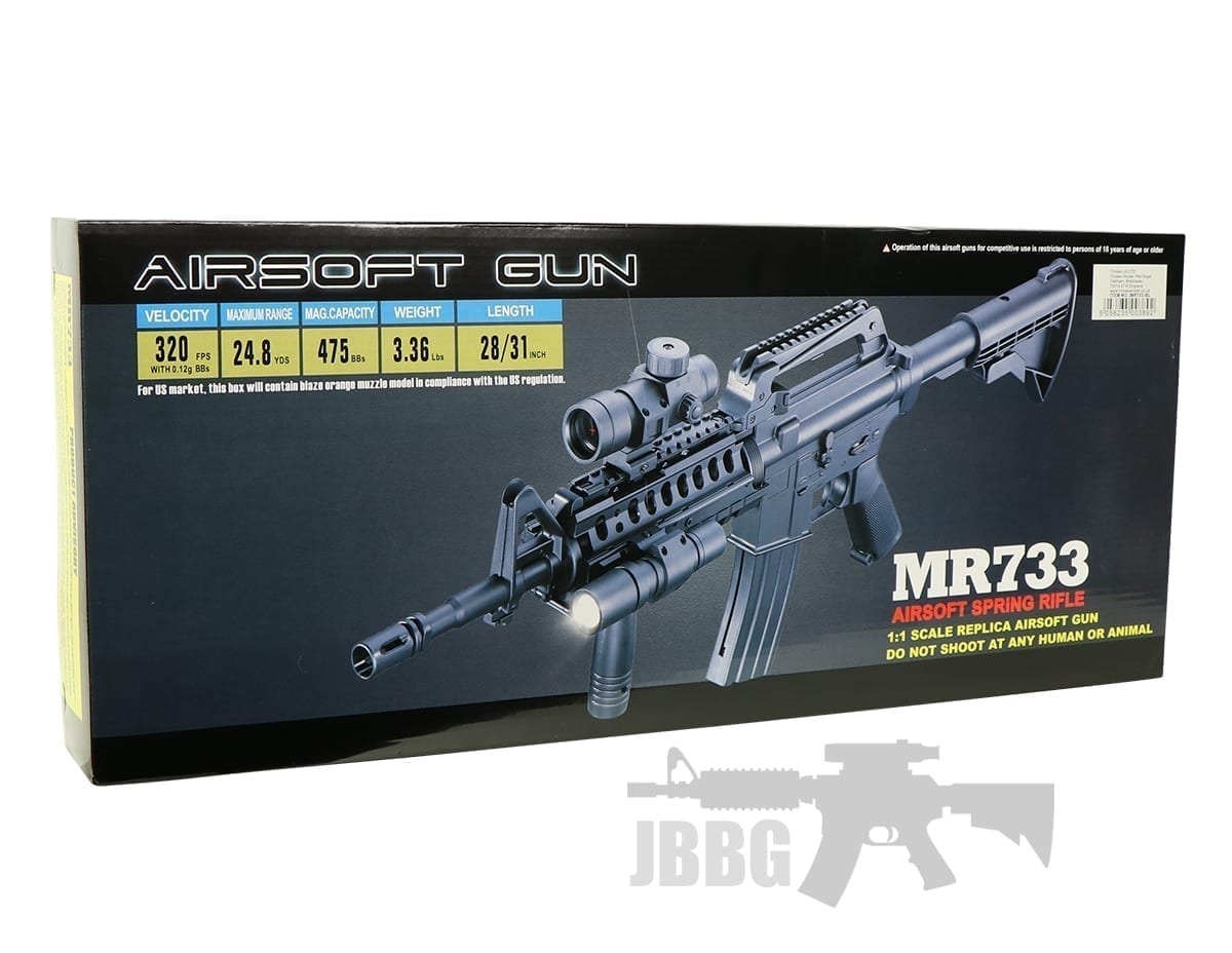 Well MR733 Spring Airsoft Rifle - Just BB Guns