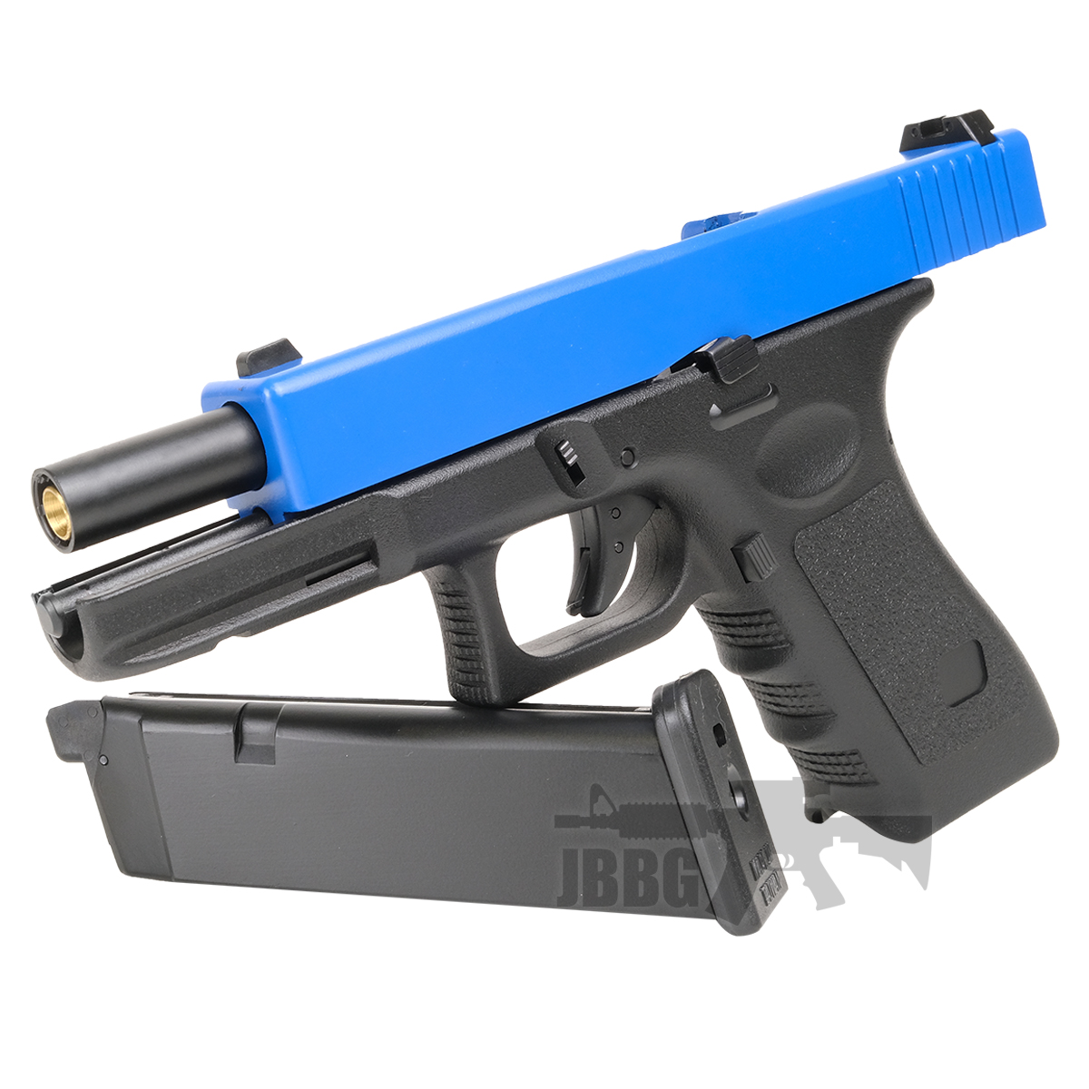 HG185 G17 Gas Airsoft Pistol Two-Tone Blue - Just BB Guns