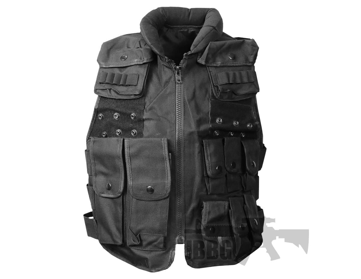 Trimex V007 Black Vest - Just BB Guns