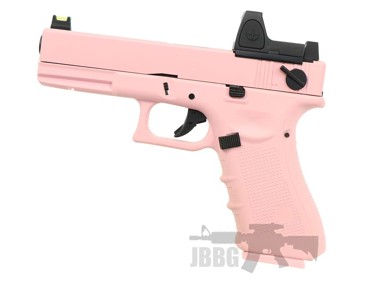 Raven EU18C Airsoft GBB Pistol Pink with BDS - Just BB Guns