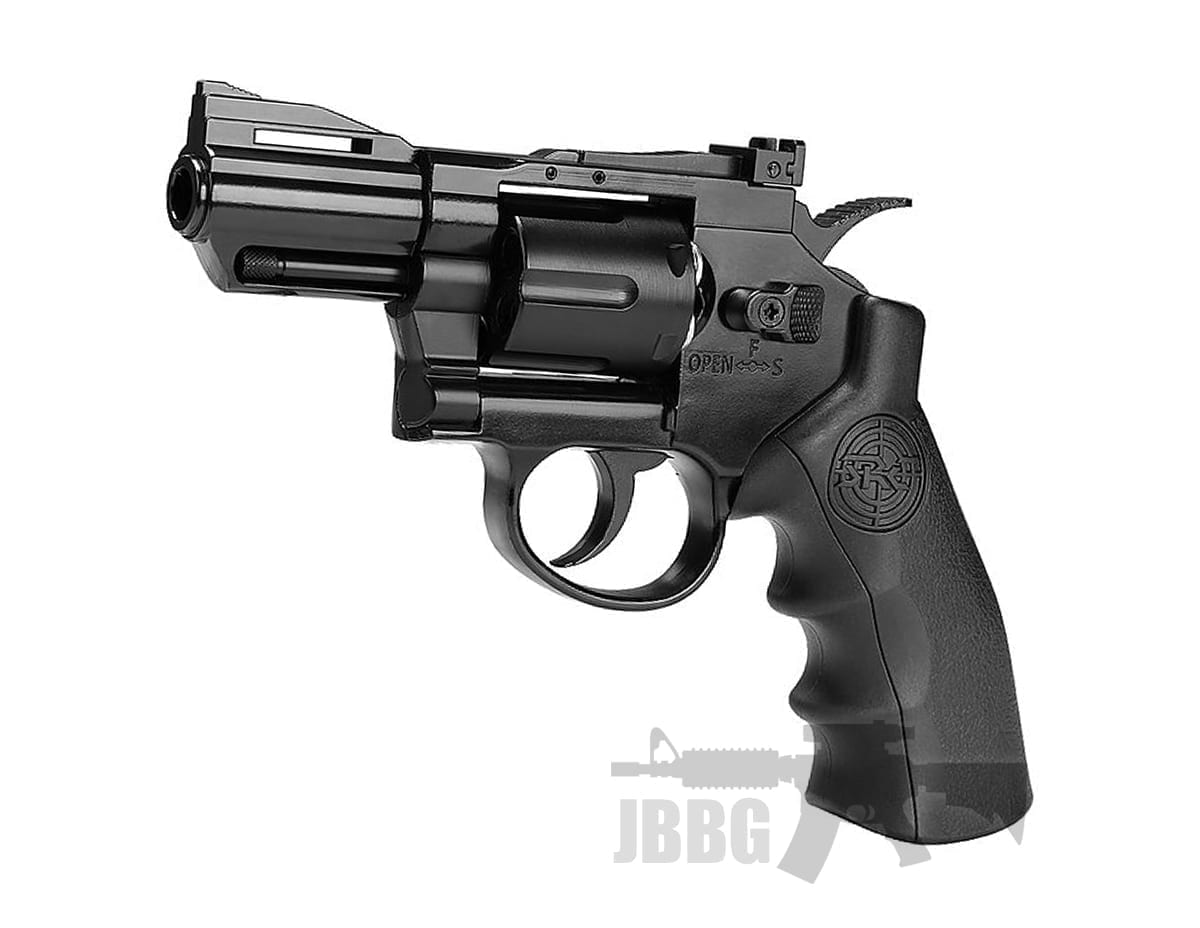 SRC 2.5 Inch Titan Full Metal CO2 Airsoft Revolver - Just BB Guns