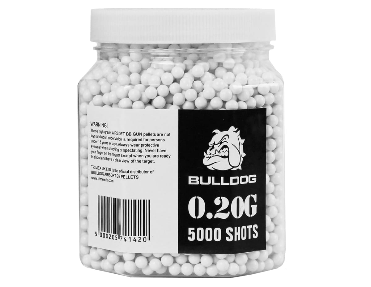 Bulldog 0.20g BB White 5000 - Just BB Guns