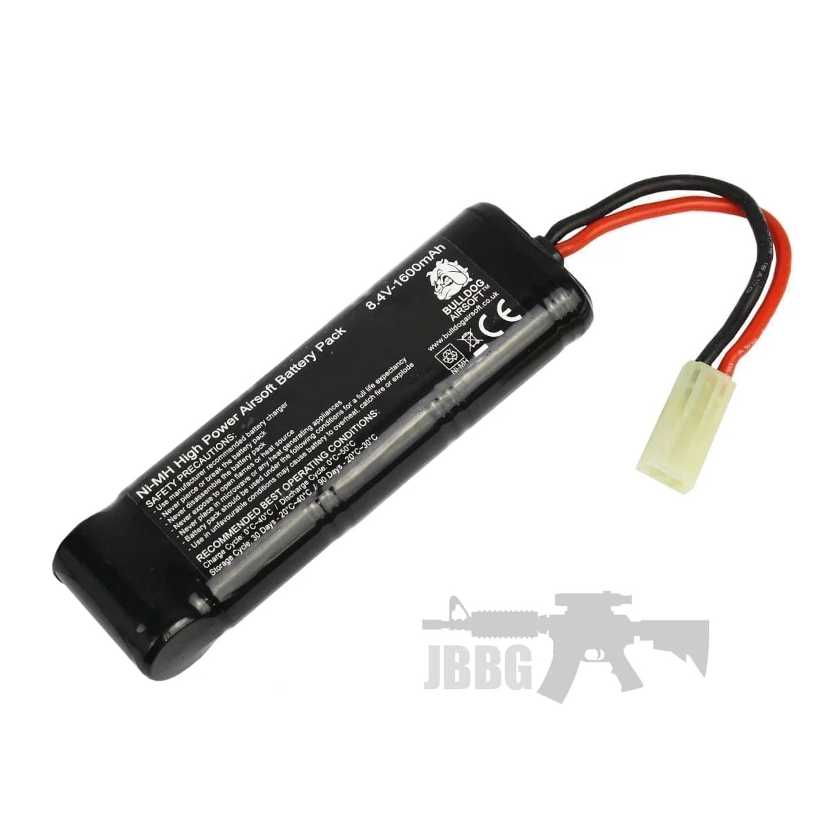 8.4V 1600 Bulldog Airsoft Block Battery - Just BB Guns