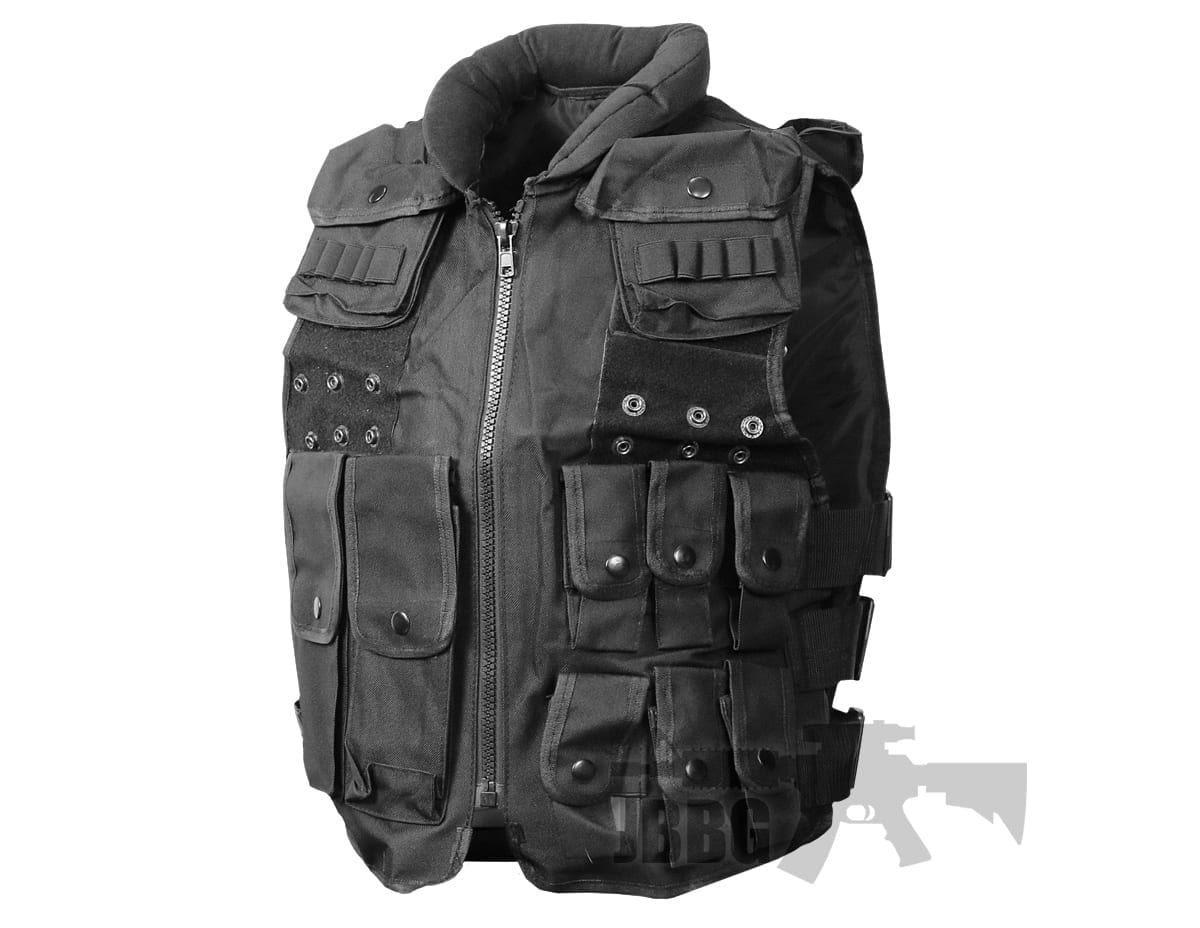 Trimex V007 Black Vest - Just BB Guns