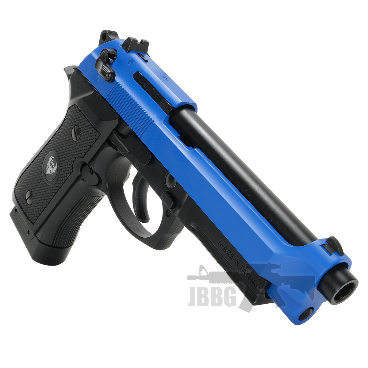 HG194 CO2 Semi Auto Airsoft Pistol Two-Tone Blue - Just BB Guns
