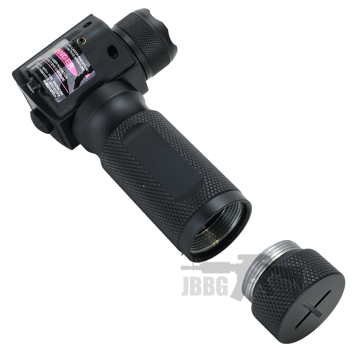 Tactical Fore Grip LED Flashlight, Red Dot Laser Targeting System