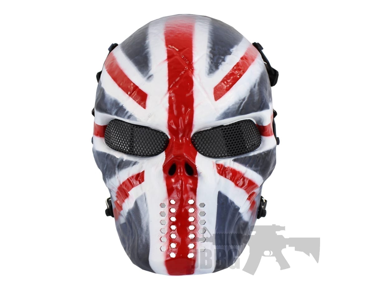 Painted Skull Airsoft Team Mask - Just BB Guns