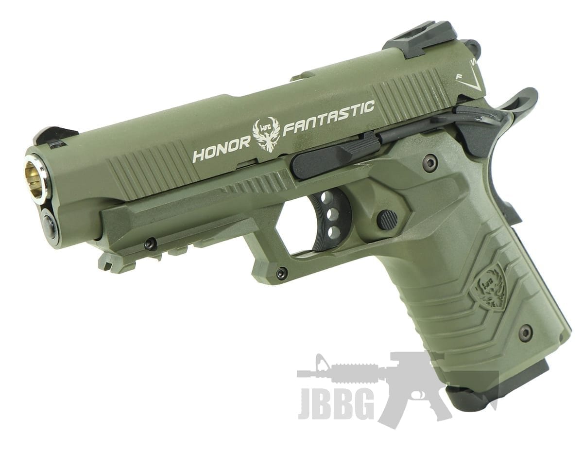 HG172 Tac 1911 Gas Pistol Green - Just BB Guns