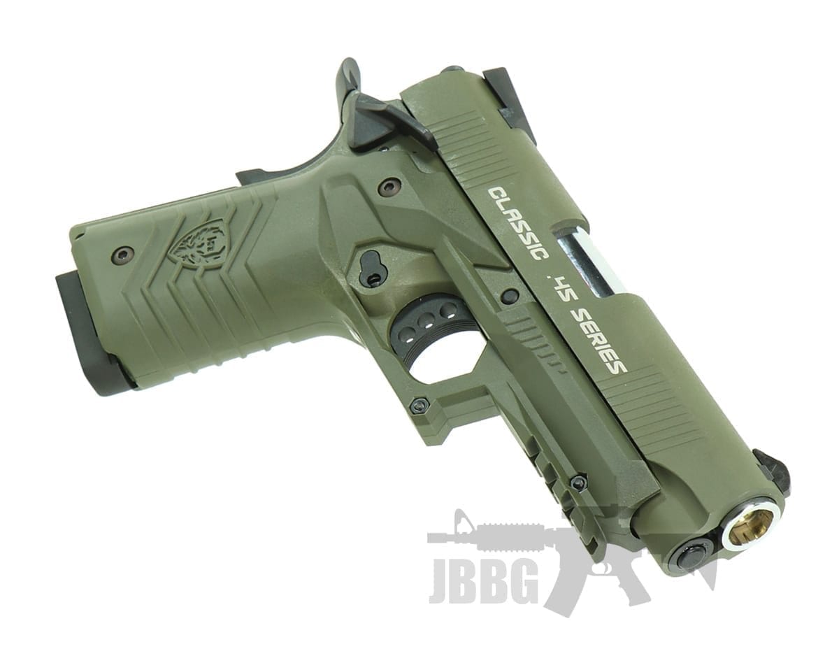 HG172 Tac 1911 Gas Pistol Green - Just BB Guns