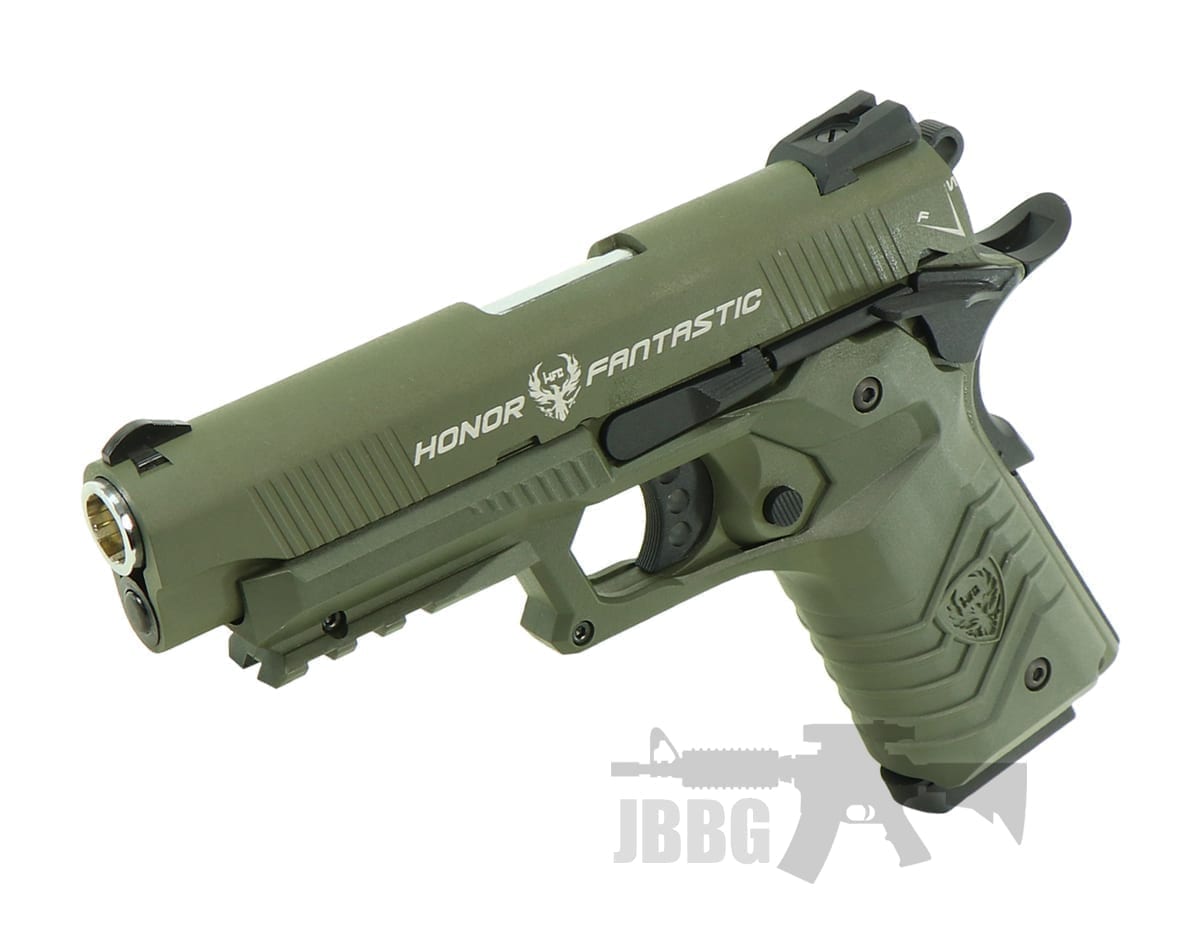 HG172 Tac 1911 Gas Pistol Green - Just BB Guns