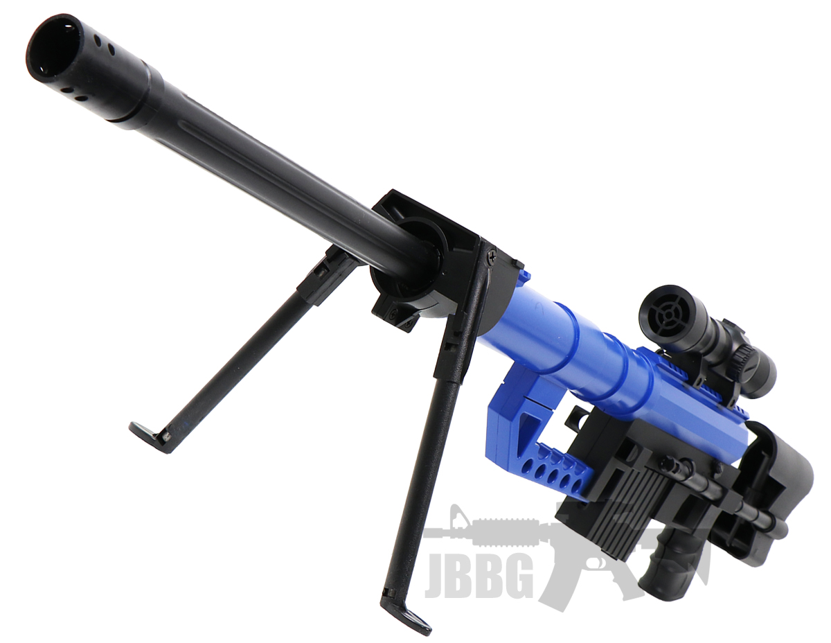 Galaxy G35 M200 Spring Sniper Rifle Two-Tone Blue - Just BB Guns