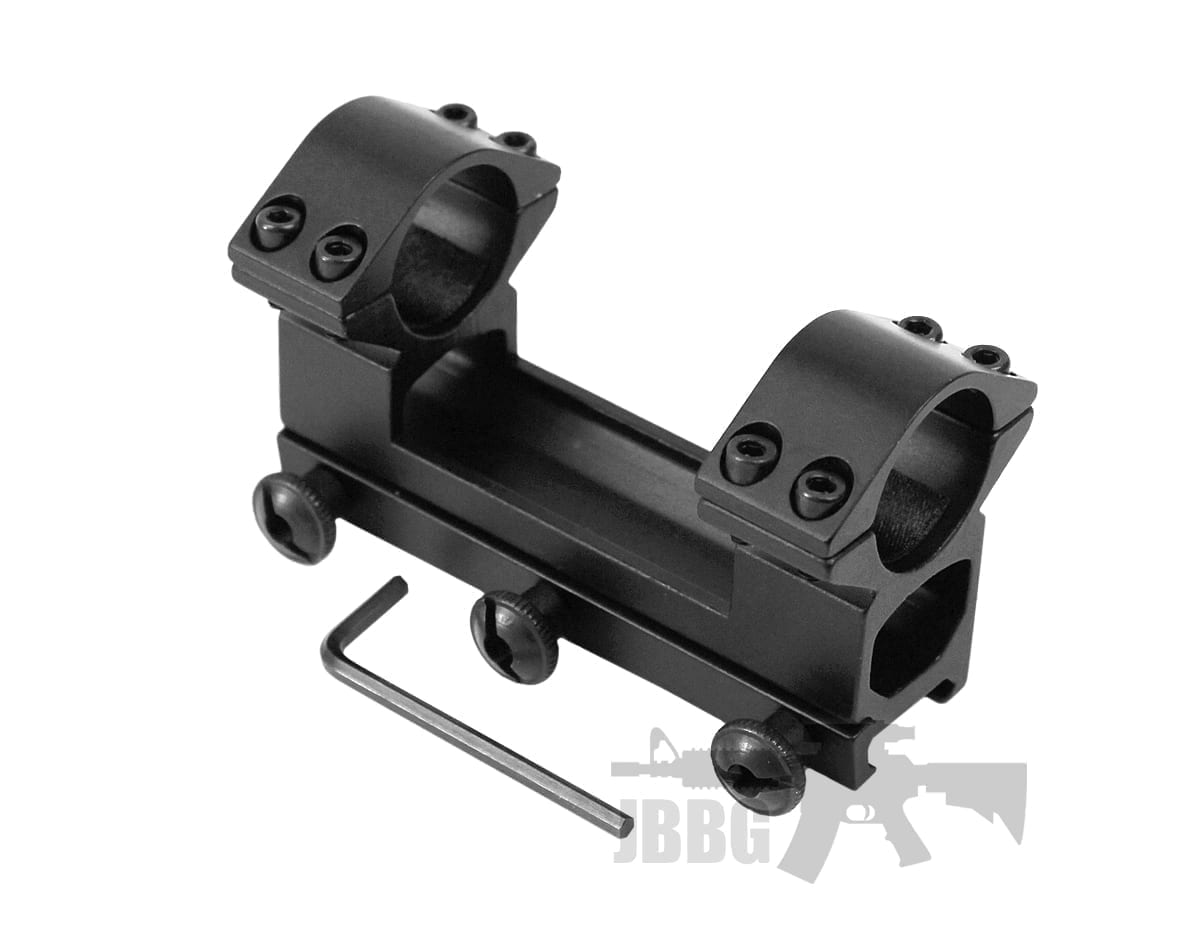 One Piece High Profile Weaver Rail Scope Mount 25mm