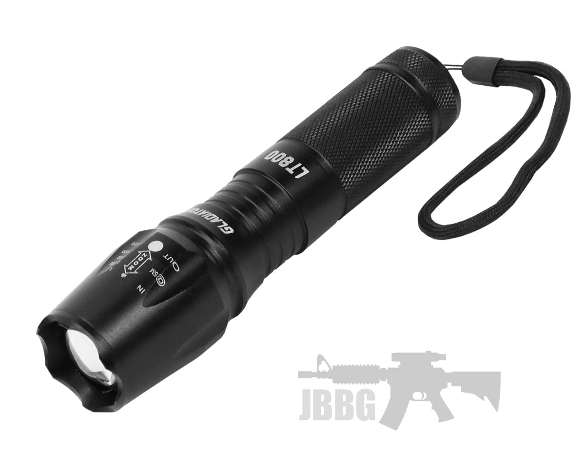 Gladiator LT800 Military LED Metal Torch - Just BB Guns