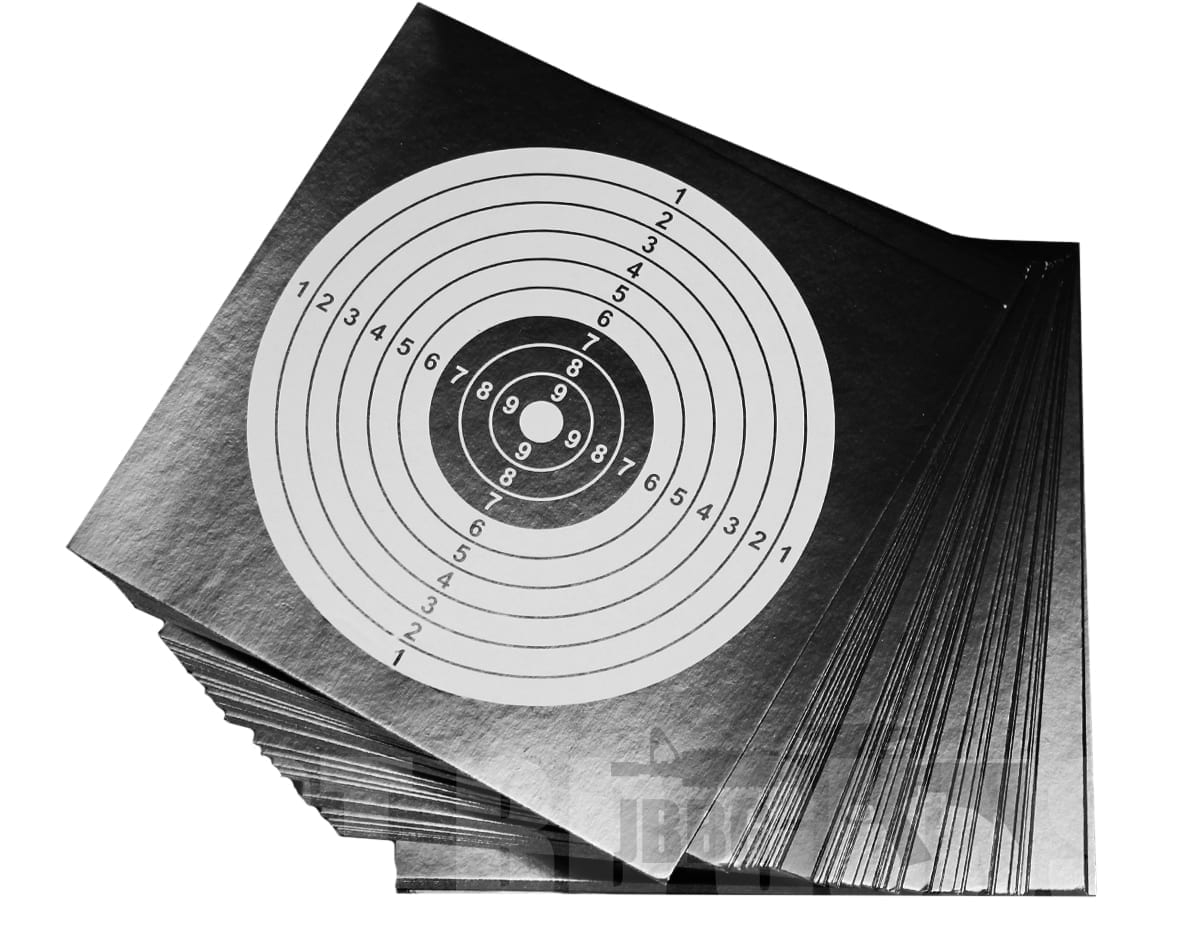 100 Card Airsoft Targets - Just BB Guns