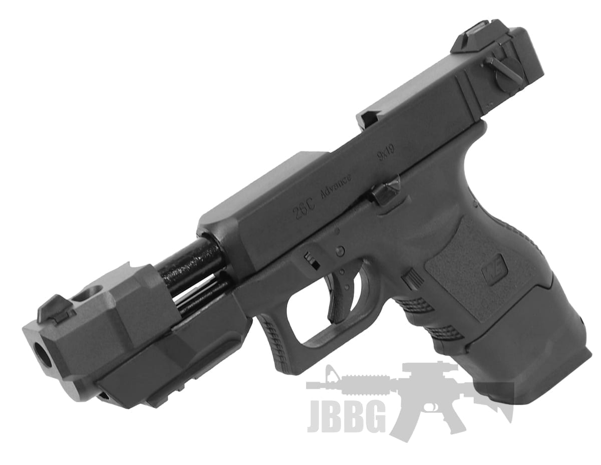 WE EU26C GBB Pistol Black Edition - Just BB Guns