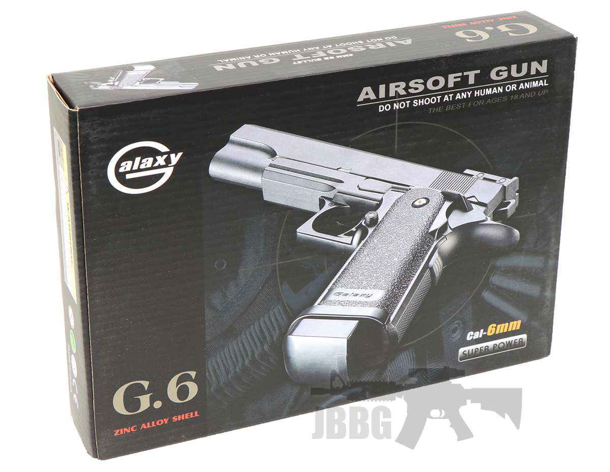 G6 Spring Airsoft Pistol Full Metal - Just BB Guns