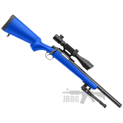 MB02A Bundle Offer Airsoft Sniper Rifle Blue - Just BB Guns