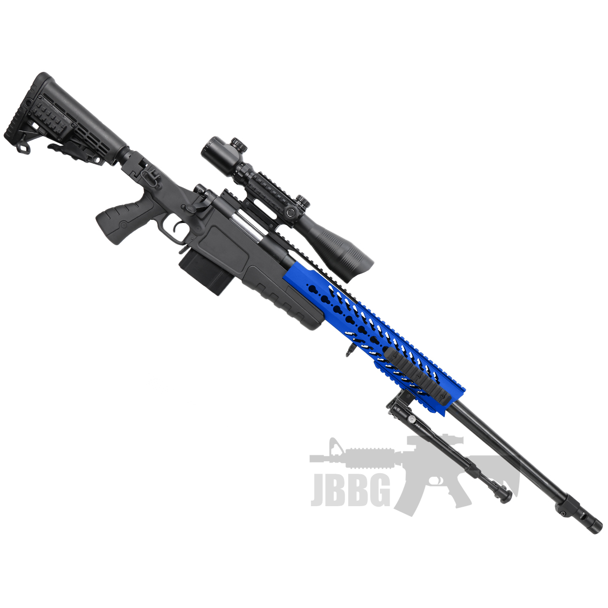 MB4418A1 Bundle Offer Airsoft Sniper Rifle Blue - Just BB Guns