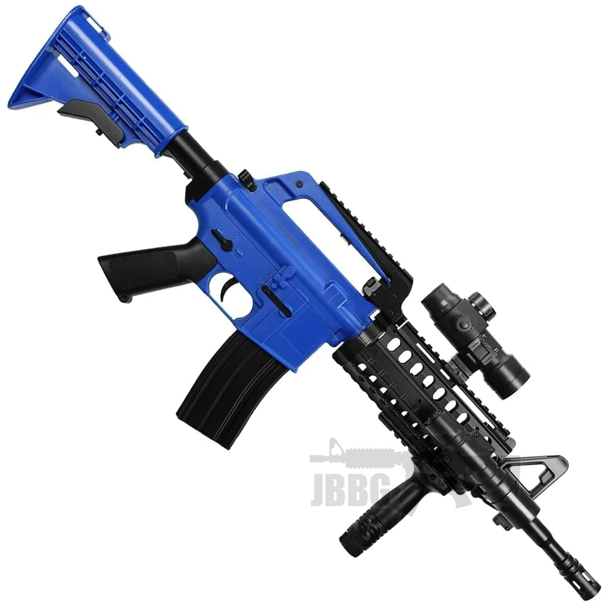 Well MR733 Spring Airsoft Rifle Two-Tone Blue - Just BB Guns