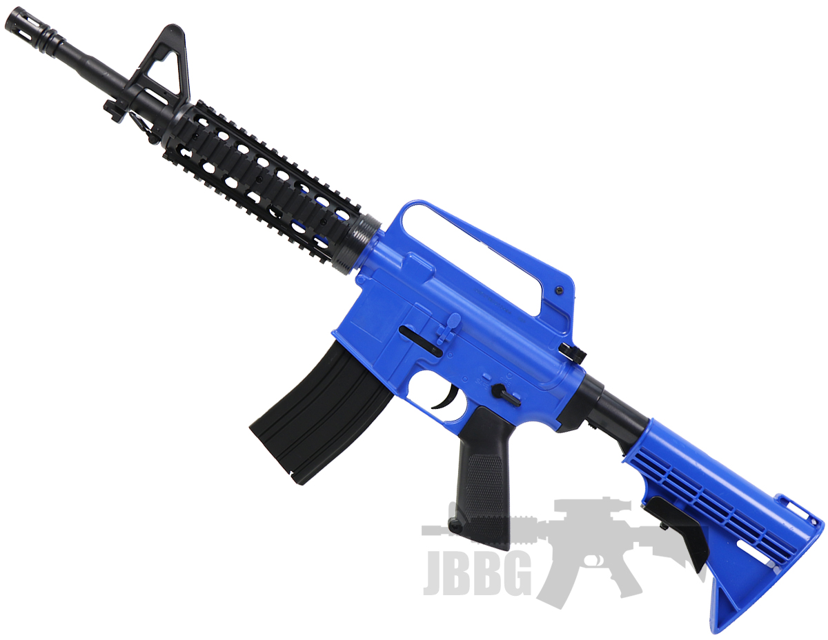 Well MR700 Spring Airsoft Rifle Two-Tone Blue - Just BB Guns