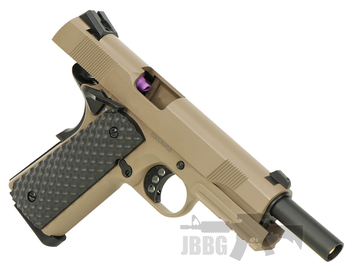 Raven MEU 1911 Airsoft GBB Pistol with Rail - Just BB Guns