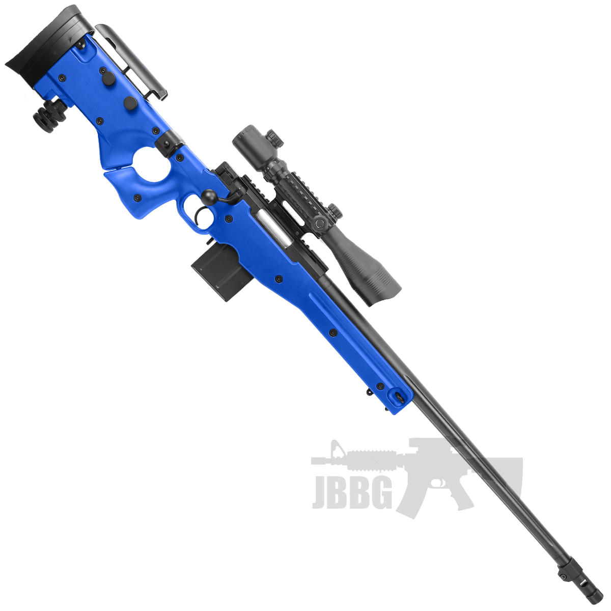 MB4403 Sniper Airsoft Rifle Two-Tone Blue 440 FPS - Just BB Guns