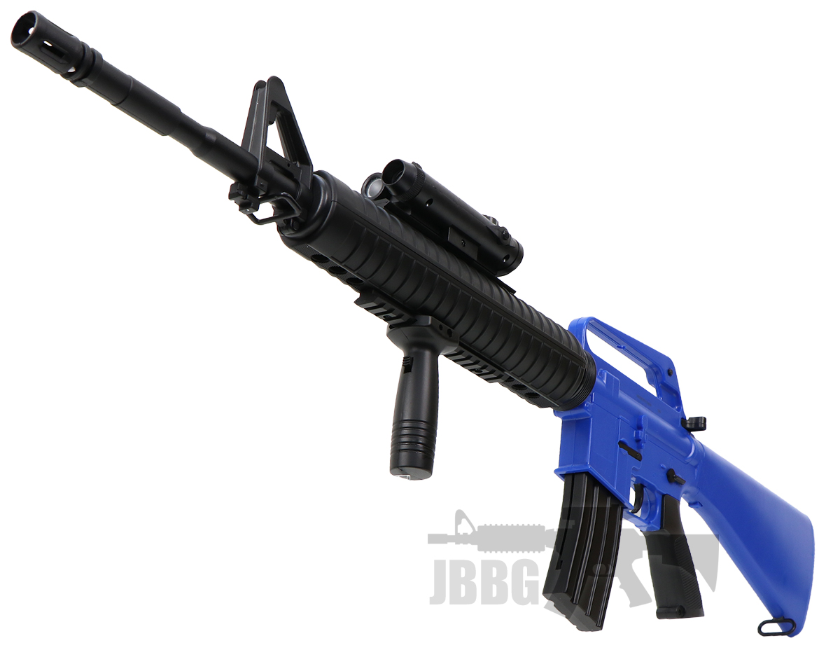 Well M16A3 Carbine Spring Airsoft Rifle - Just BB Guns