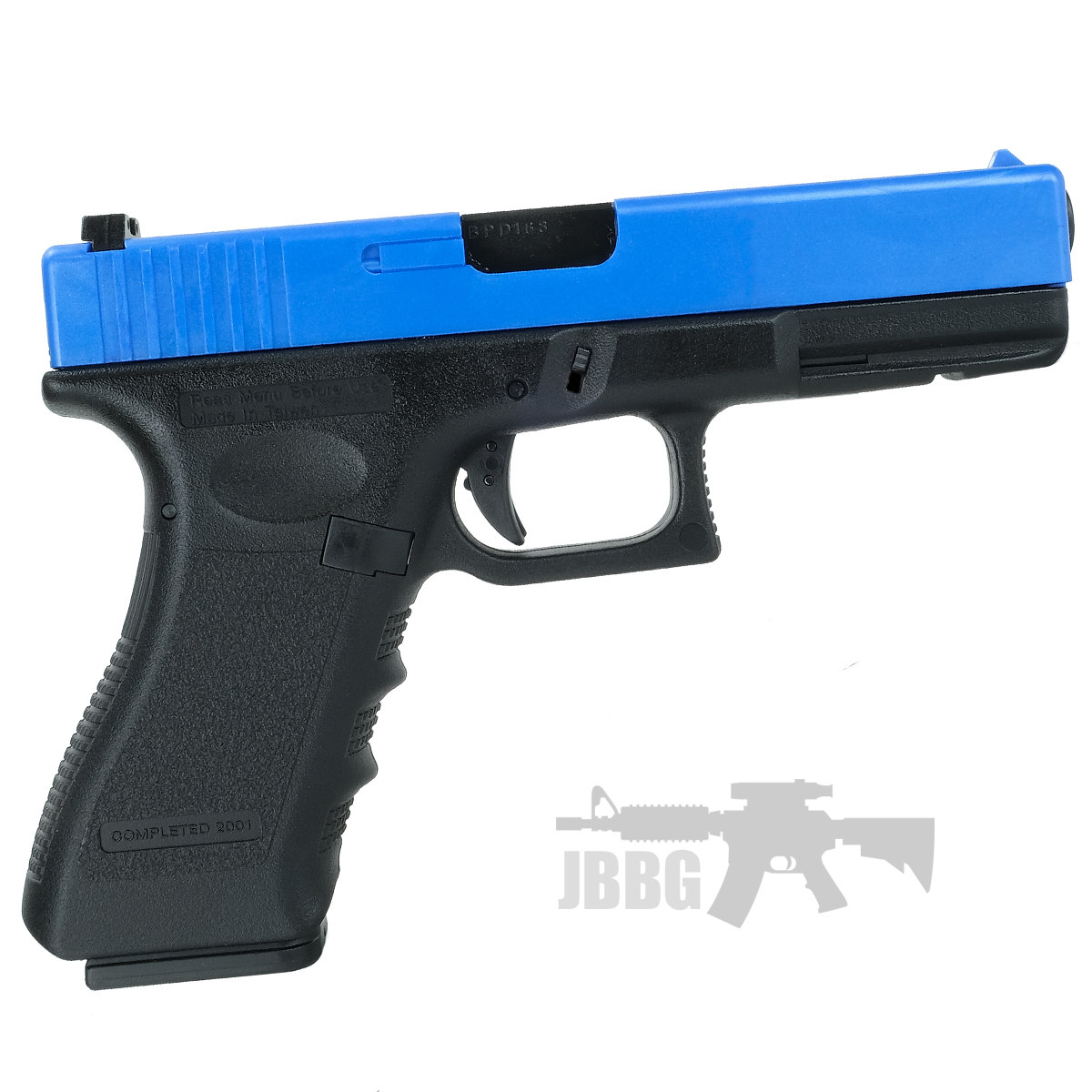 HG185 G17 Gas Sportline Airsoft Pistol Two-Tone Blue - Just BB Guns