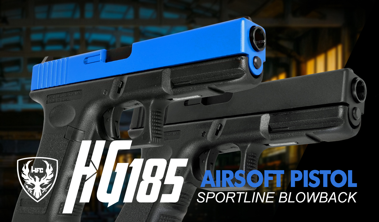 HG185 G17 Gas Sportline Airsoft Pistol - Just BB Guns