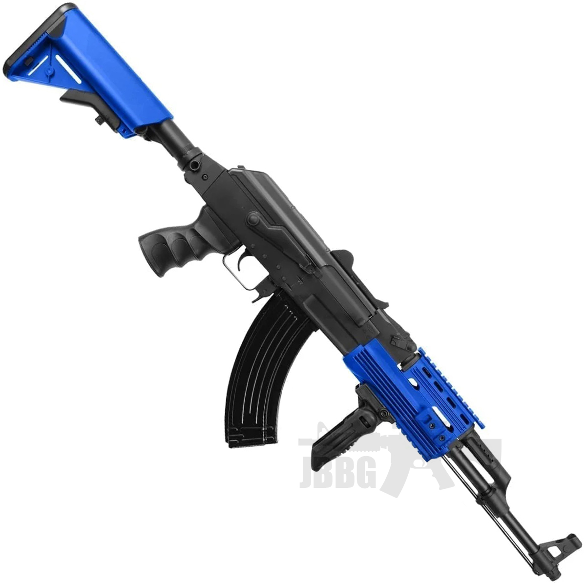 SRC AK-47-TAC Gen2 Electric Airsoft Rifle Two-Tone Blue - Just BB Guns