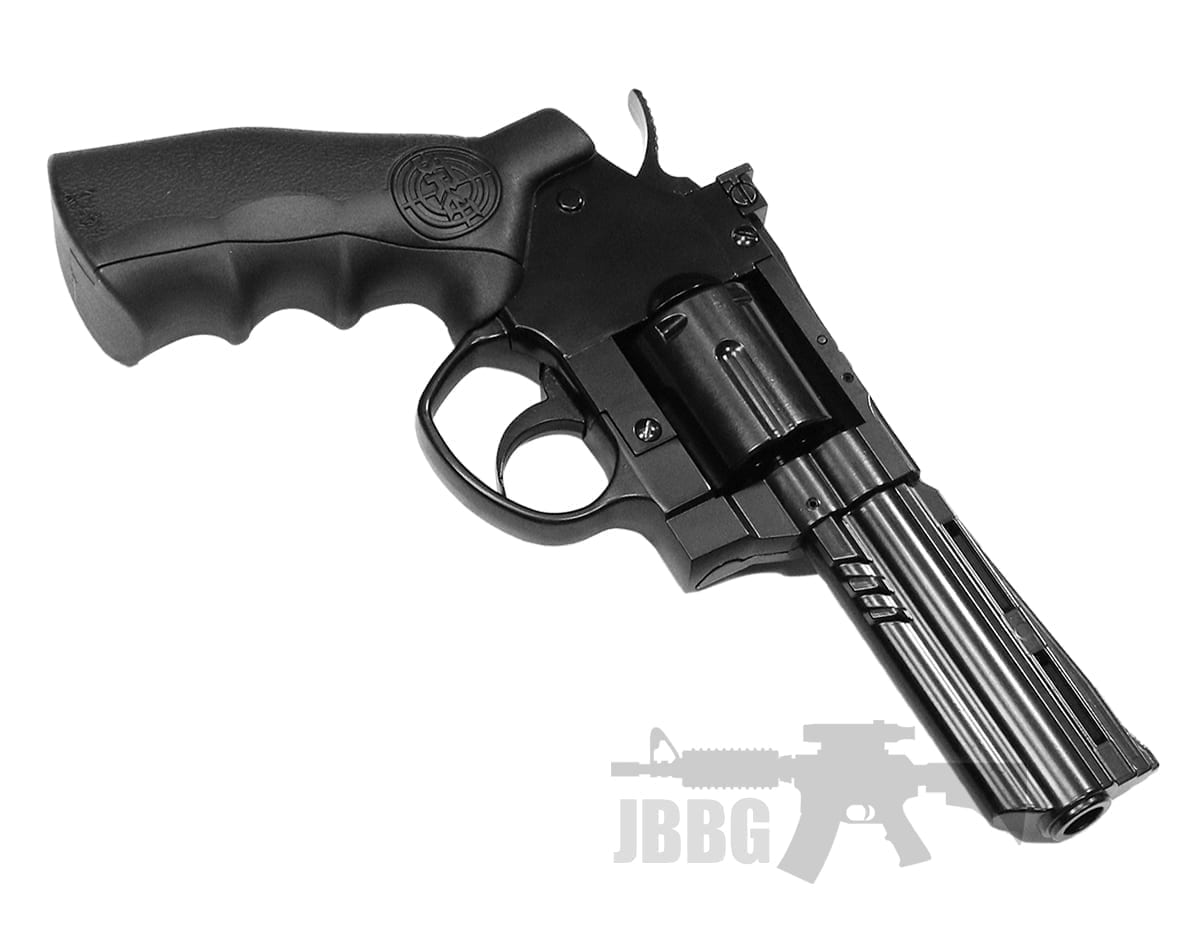 SRC 4 Inch Titan Full Metal Co2 Airsoft Revolver with Hard Case