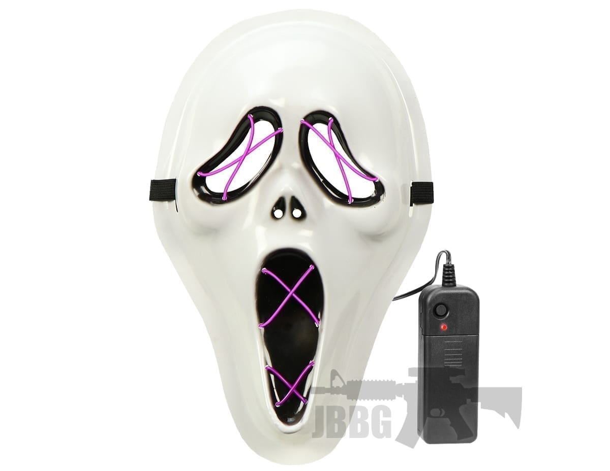 LED Purge Mask Scream - Just BB Guns