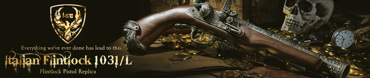 HFC 18th Century Flintlock Pirate Co2 Power Airsoft Pistol - Just BB Guns