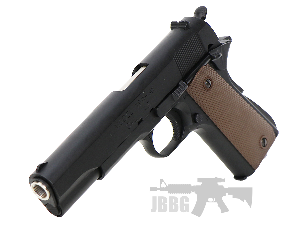 King Arms 1911-A1 CAL .45 Gas Pistol - Just BB Guns