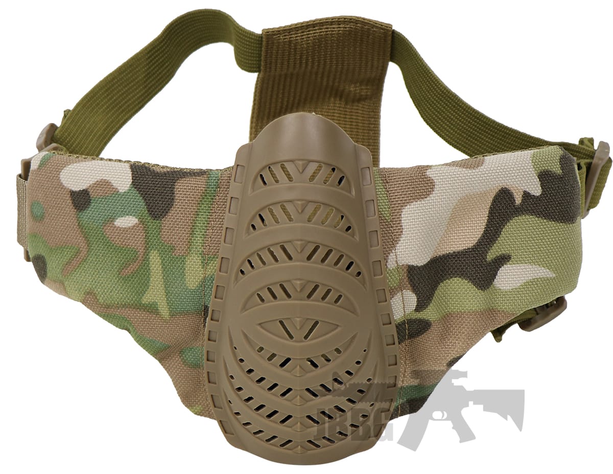 WST Tactical Half Face Mask Camo - Just BB Guns