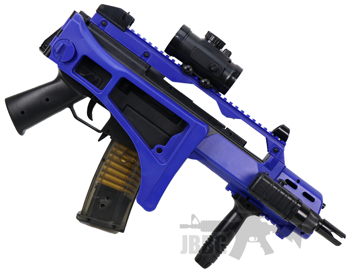 M85P G36 AEG Airsoft BB Gun Two-Tone Blue - Just BB Guns