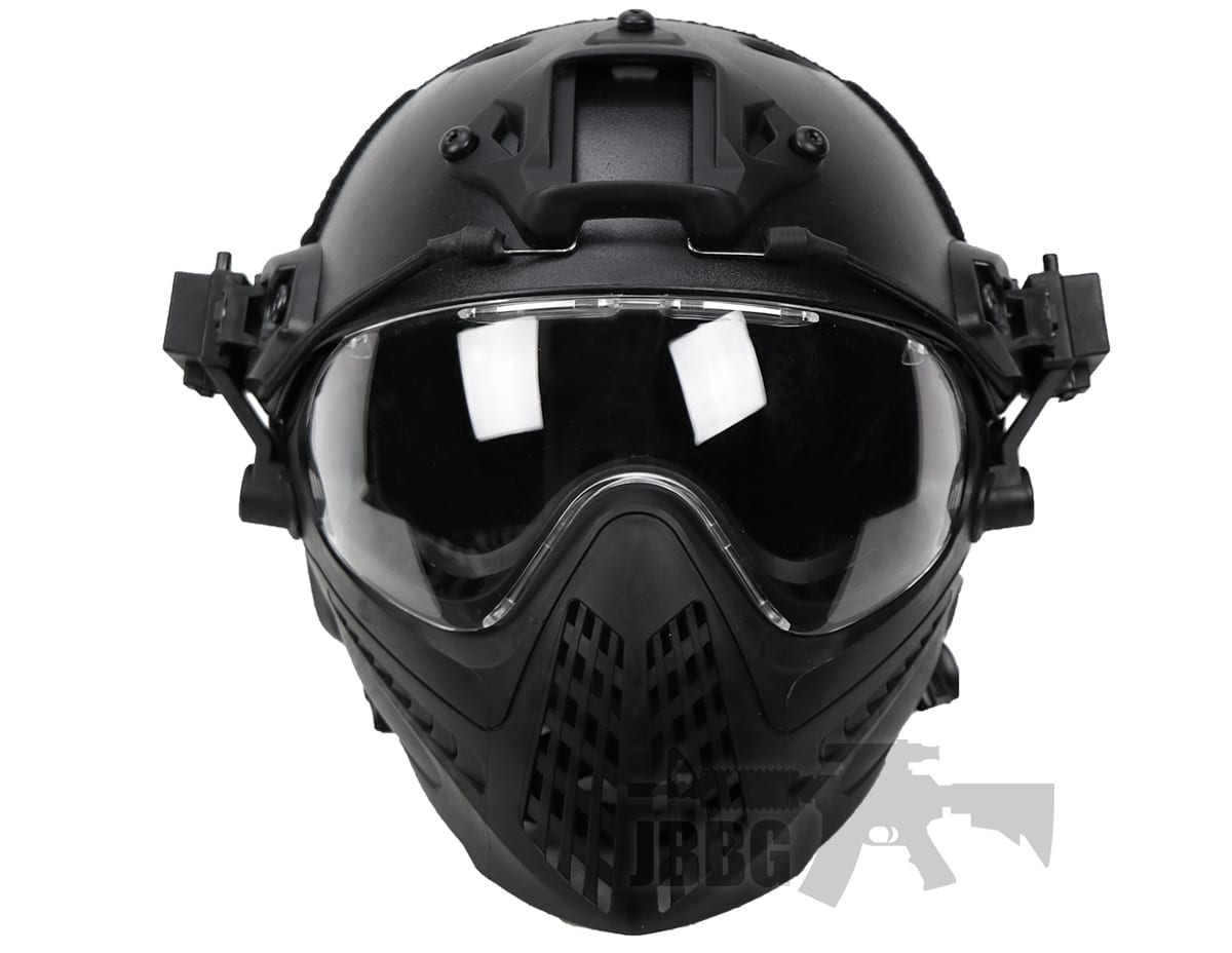 Tactical Piloteer Helmet and Mask for Airsoft Large - Just BB Guns