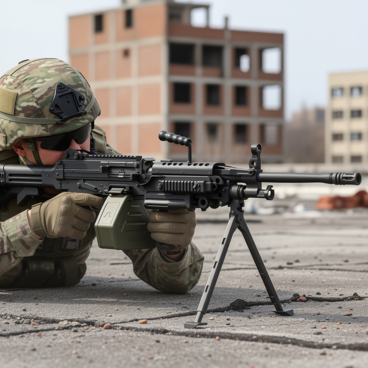 CA 249 MKII Support Gun Blue - Just BB Guns