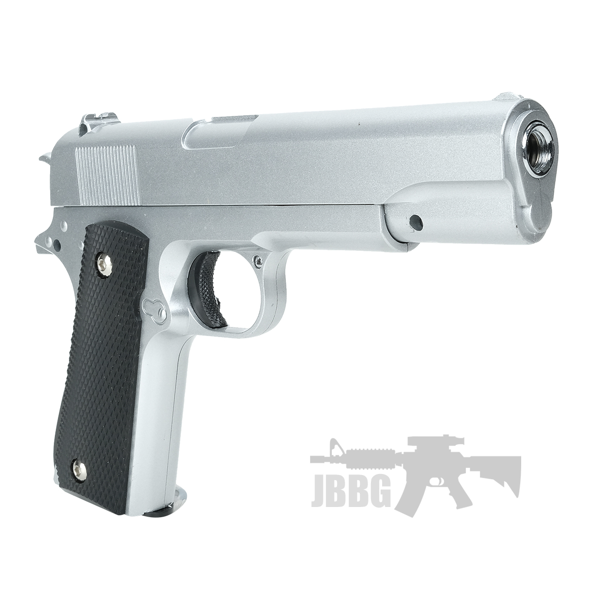 G13 Spring Airsoft Pistol Full Metal Silver - Just BB Guns