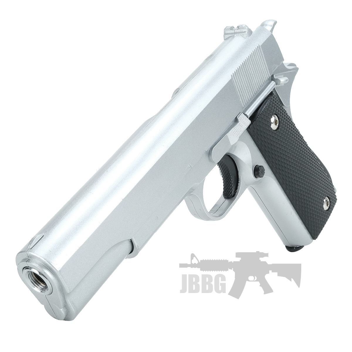 G13 Spring Airsoft Pistol Full Metal Silver - Just BB Guns